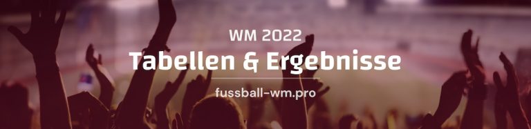 WM 2022 Tabellen & Ergebnisse - Resultate & Aufstiegsregelung
