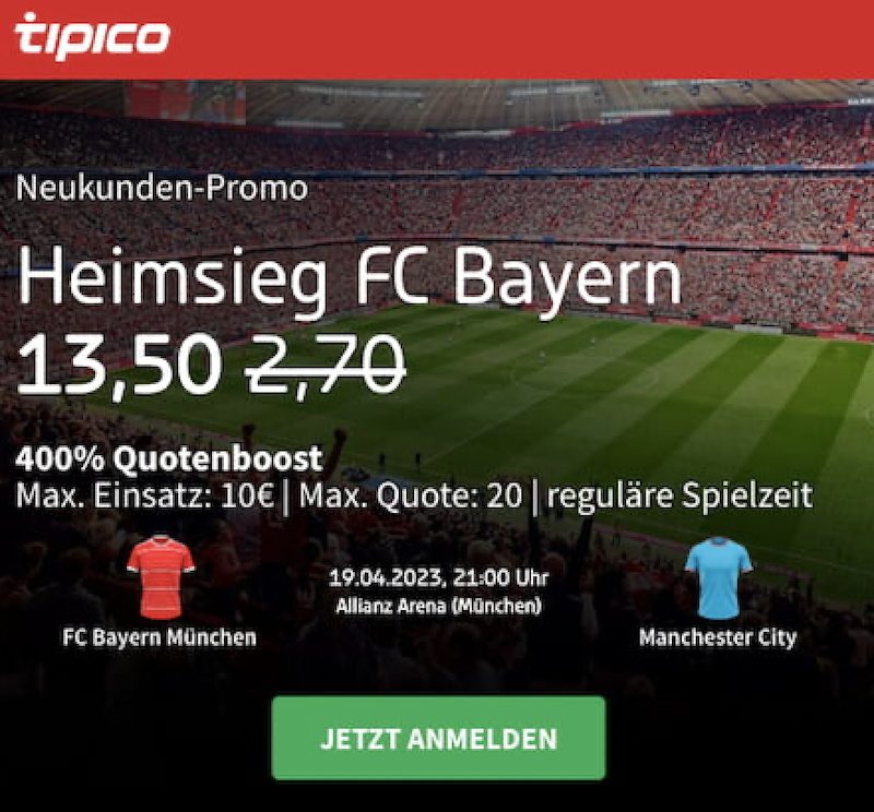 Quotenboosts - TÄGLICH Angebote für erhöhte Quoten